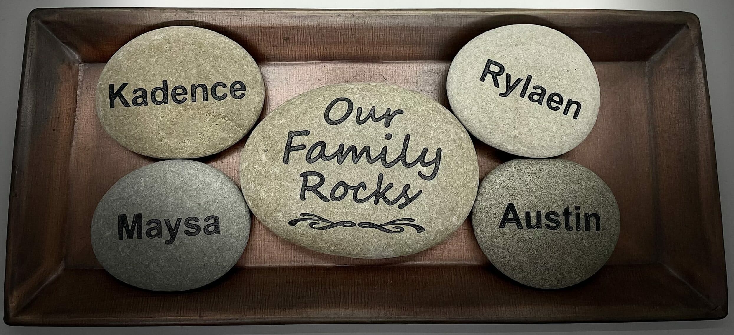 Family Rocks | GOC Engraved Rocks